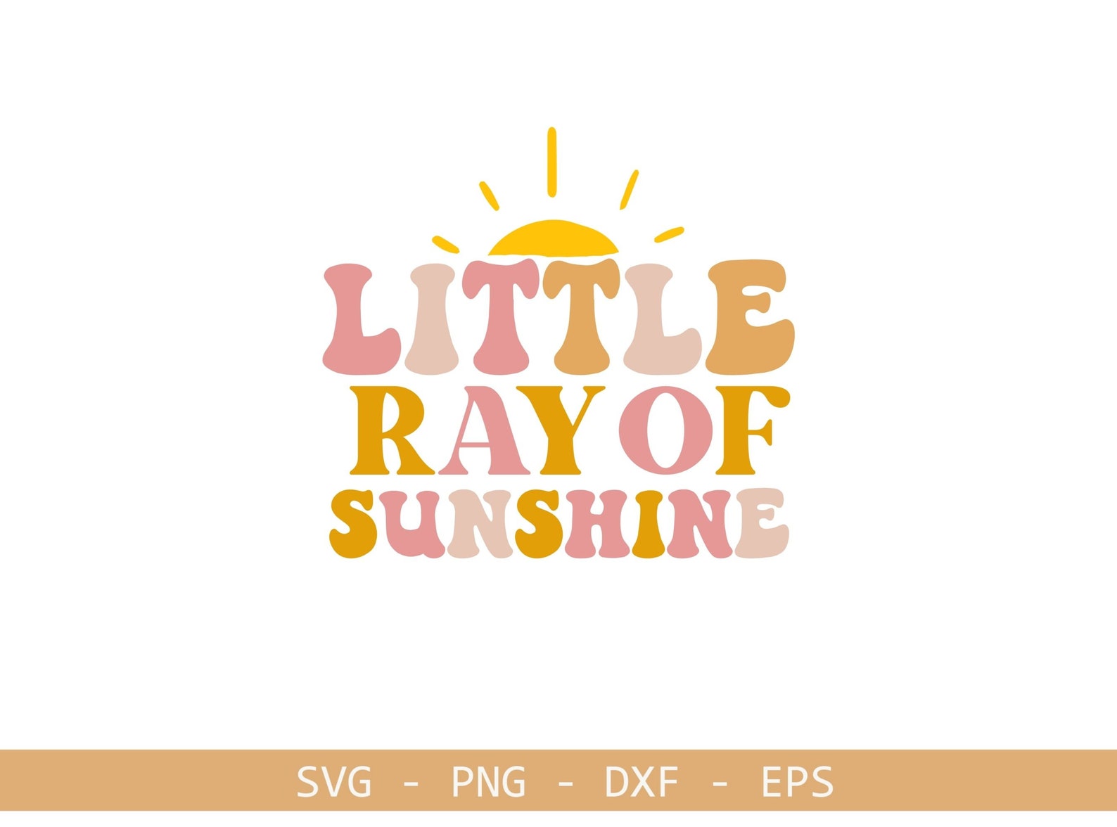 Little Ray of Sunshine SVG PNG Eps DXF Family Svg Newborn | Etsy