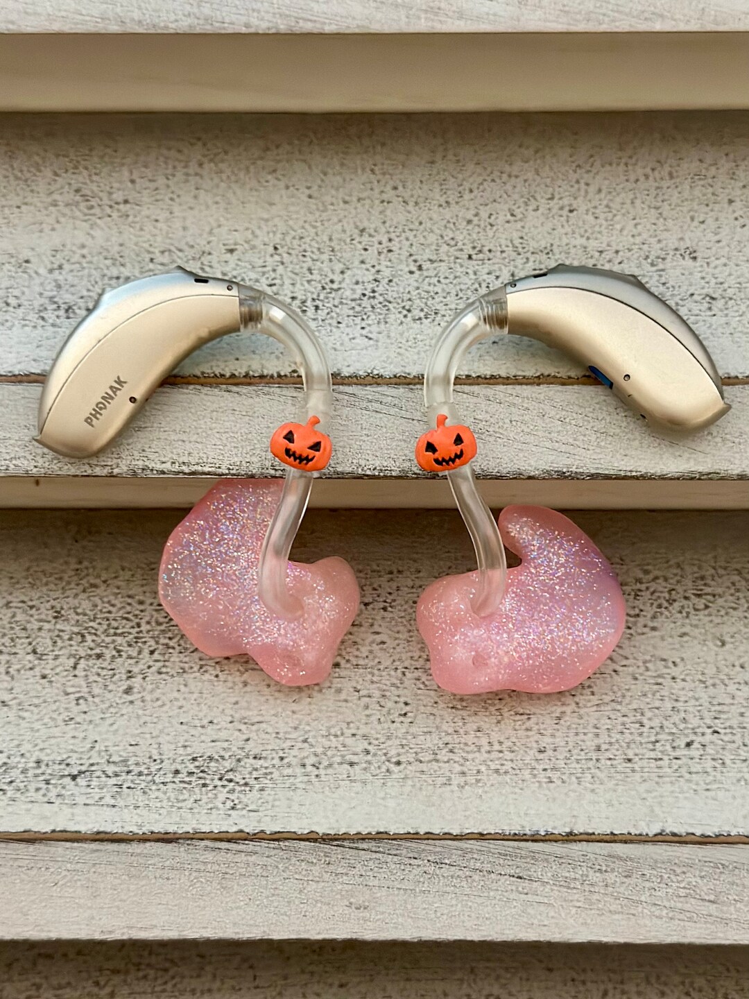 Hearing Aid Charms | Pumpkin Jack-o-lantern Hearing Aid Whimsy Set ...