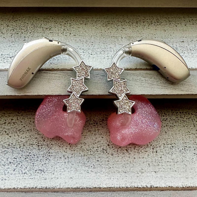 Hearing Aid Jewelry Silver - Etsy