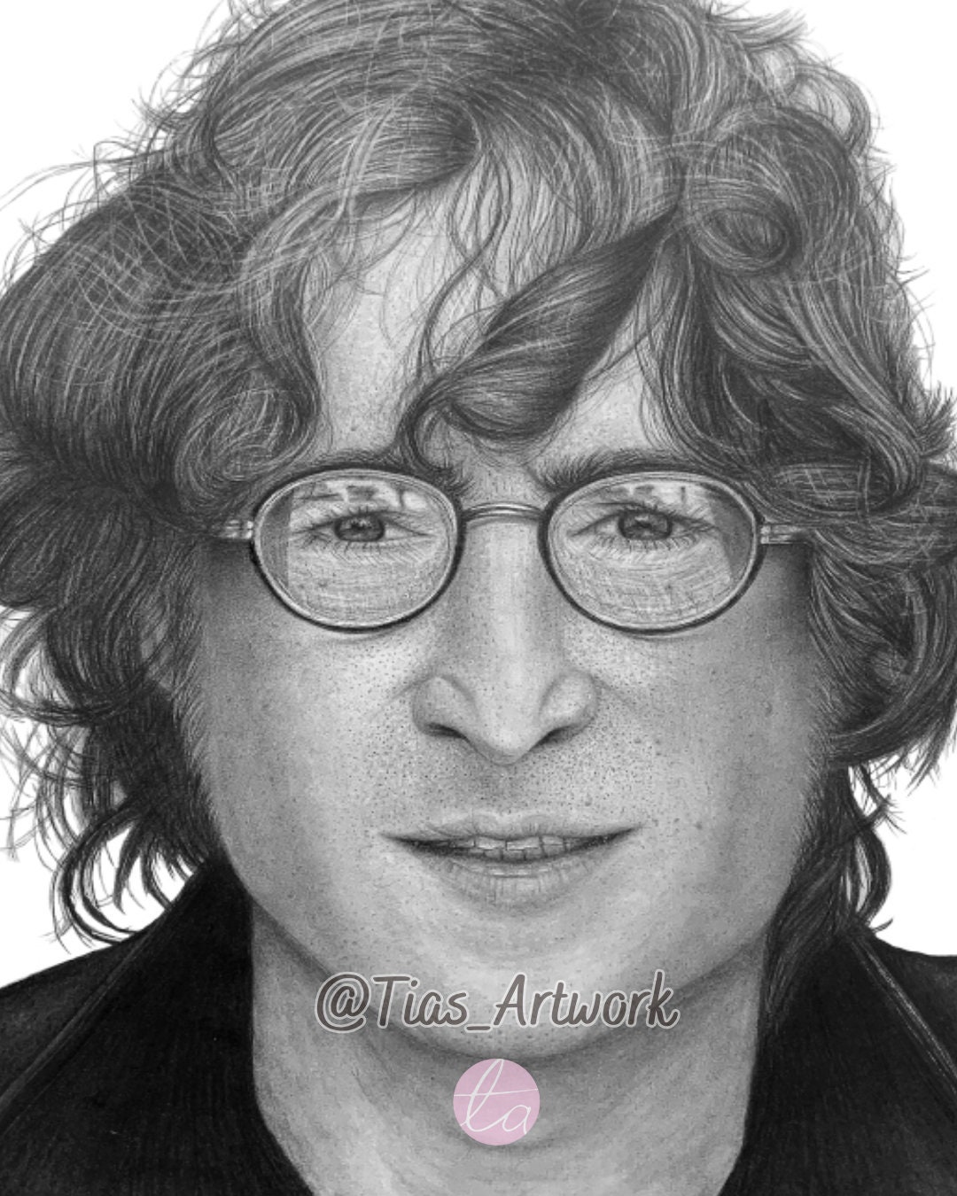 John Lennon Artwork Pencil Drawing Print - Etsy UK