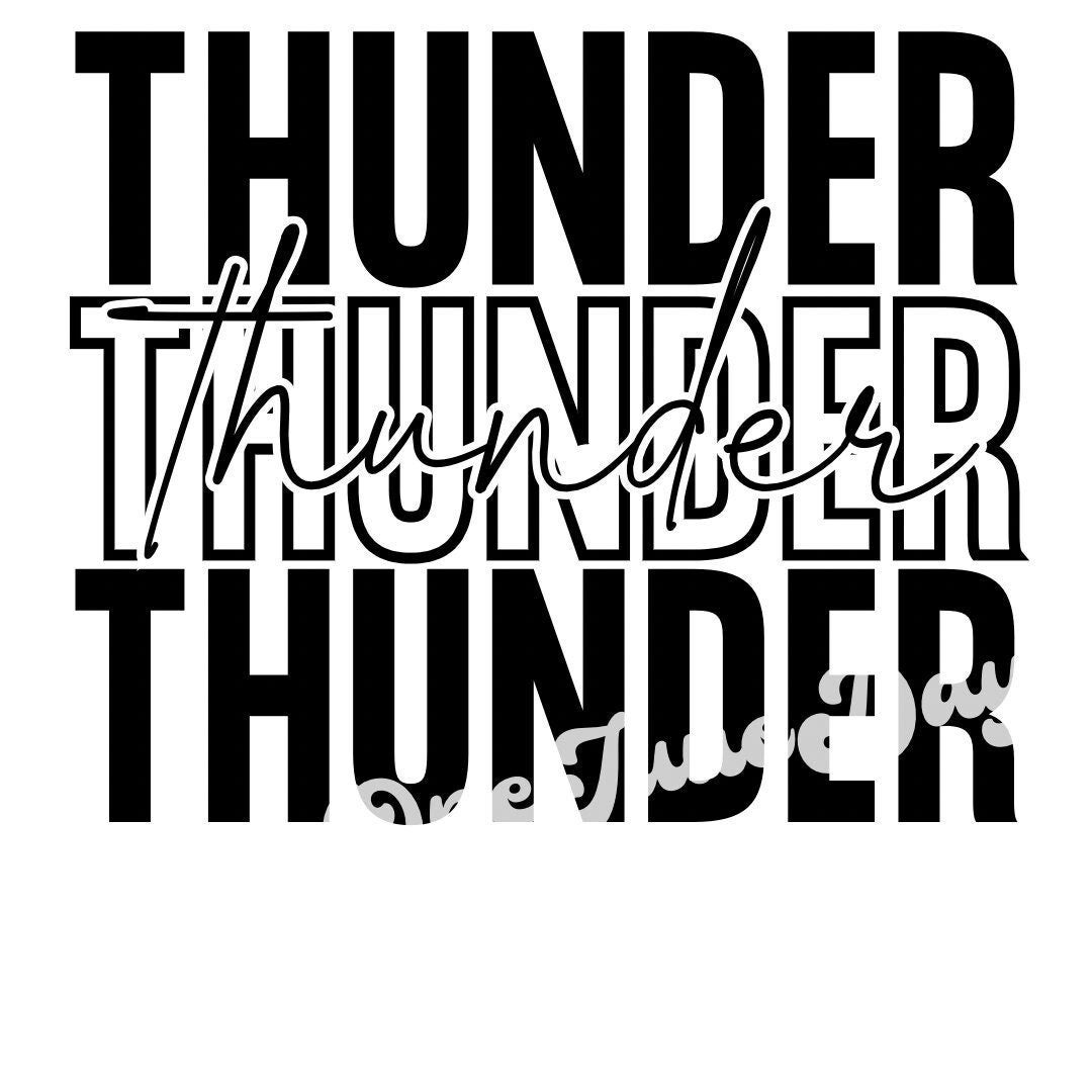 School Spirit PNG Thunder School Mascot Sublimation File, Instant ...