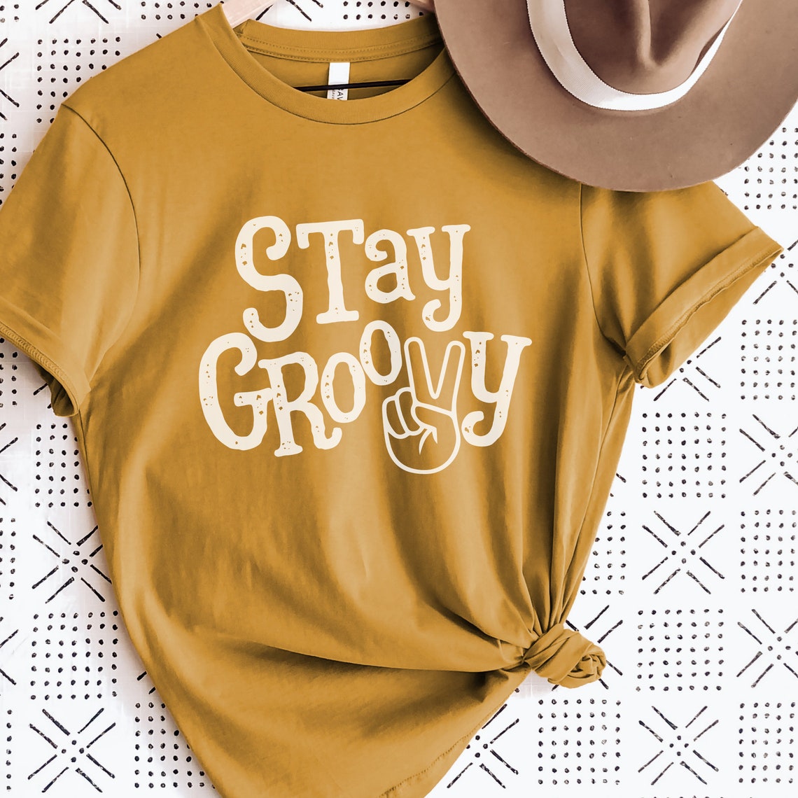 Stay Groovy Graphic Tee Hippie Tshirt For Women Hippie Shirt Etsy