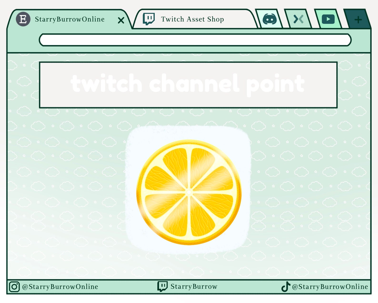 1 X Twitch Channel Point Twitch Emote Fruit Slice, Dragon Fruit, Lemon ...