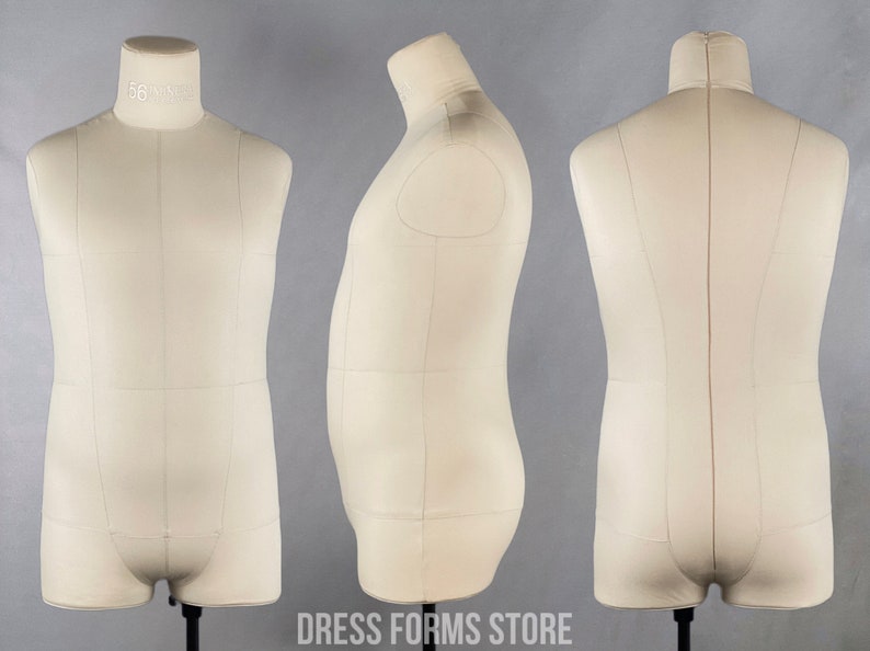 Male Dress Form for Sewing Iminera Alex Soft Compressible - Etsy