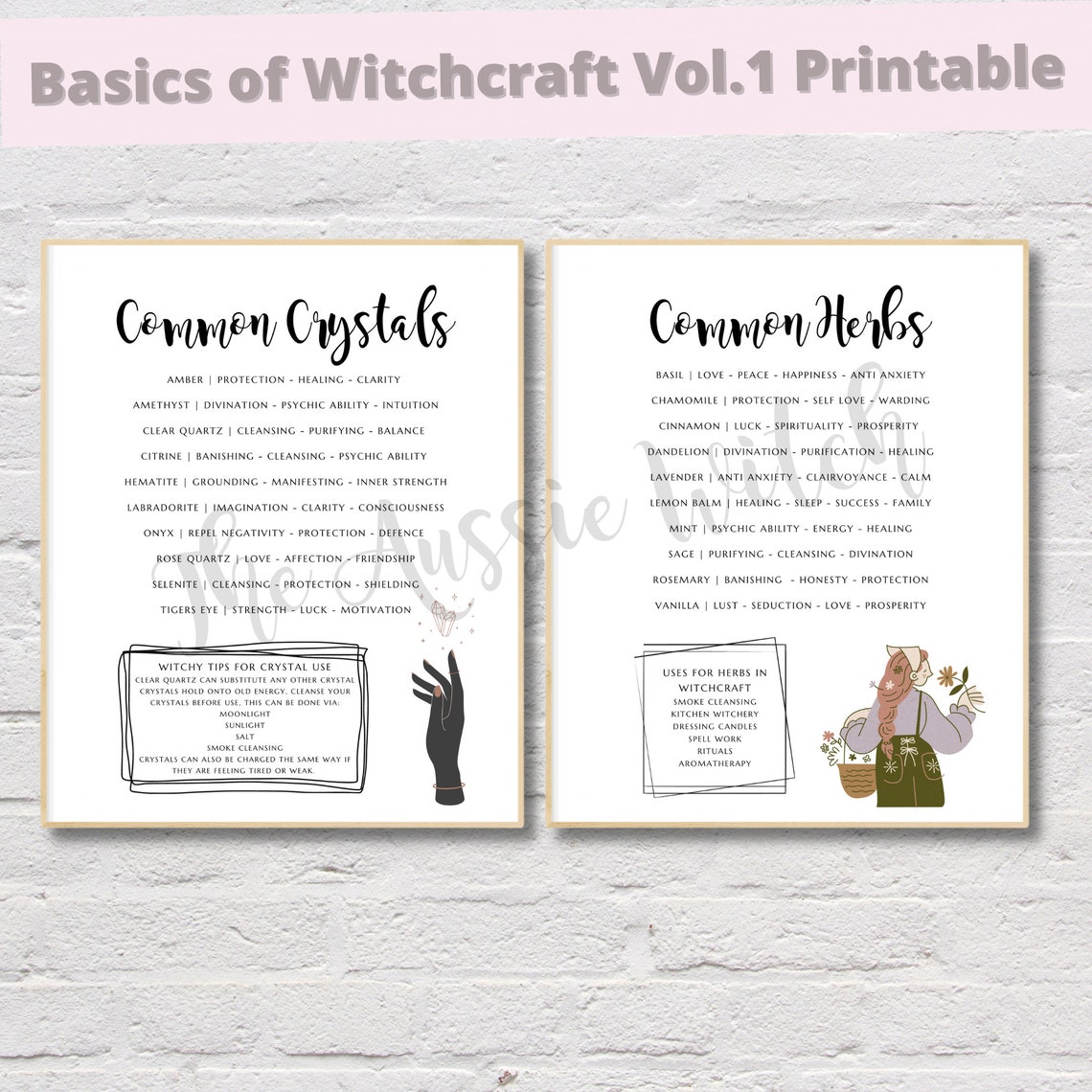 Basics of Witchcraft Vol.1. Printable Grimoire. Book of - Etsy Canada