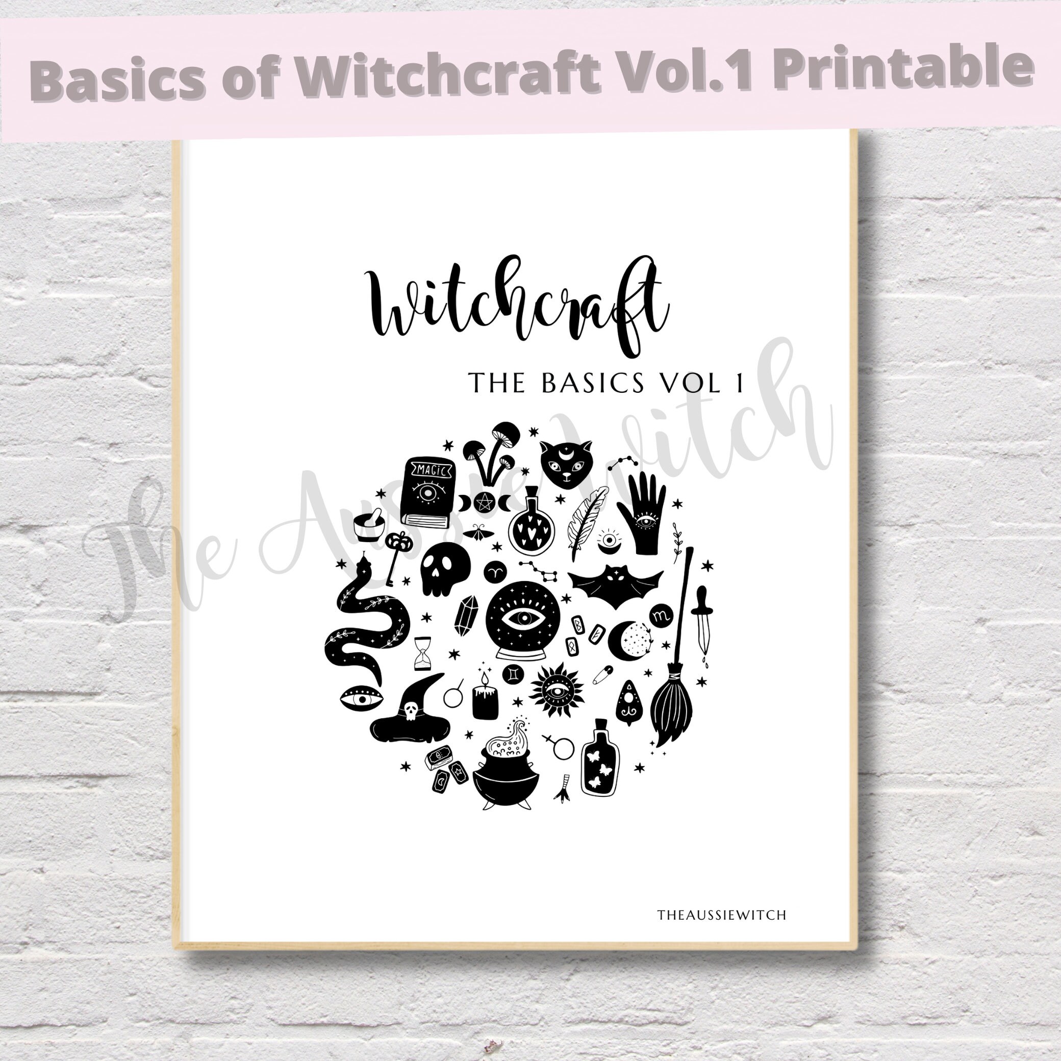 Basics of Witchcraft Vol.1. Printable Grimoire. Book of - Etsy Canada