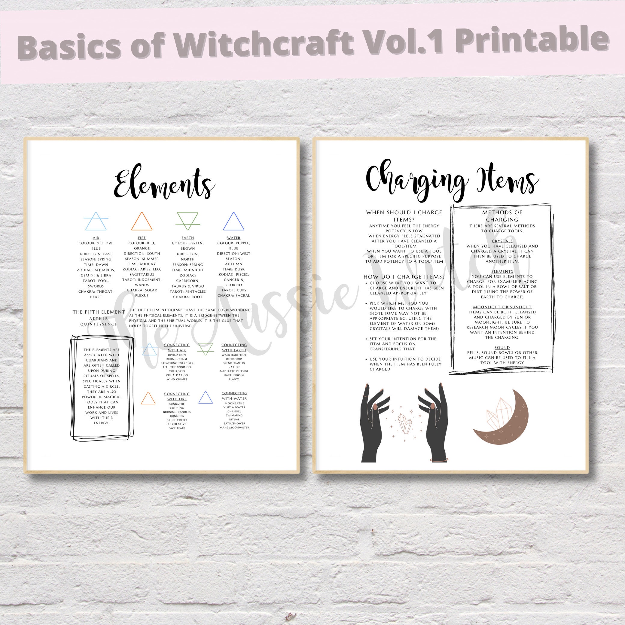 Basics of Witchcraft Vol.1. Printable Grimoire. Book of - Etsy Canada