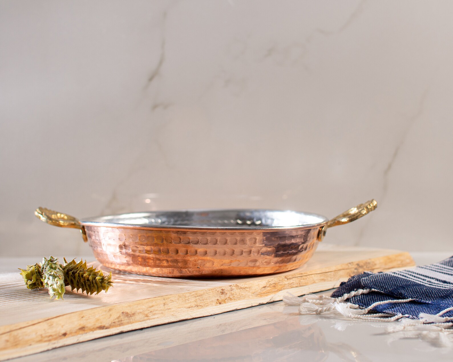 Handmade Copper Pan Set/3 Piece |handmade Copper Pan | Frying Pan ...