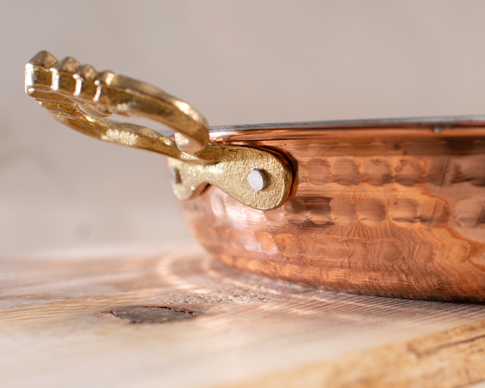 Handmade Copper Pan Set/3 Piece |handmade Copper Pan | Frying Pan ...