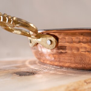 Handmade Copper Pan Set/3 Piece |handmade Copper Pan | Frying Pan ...