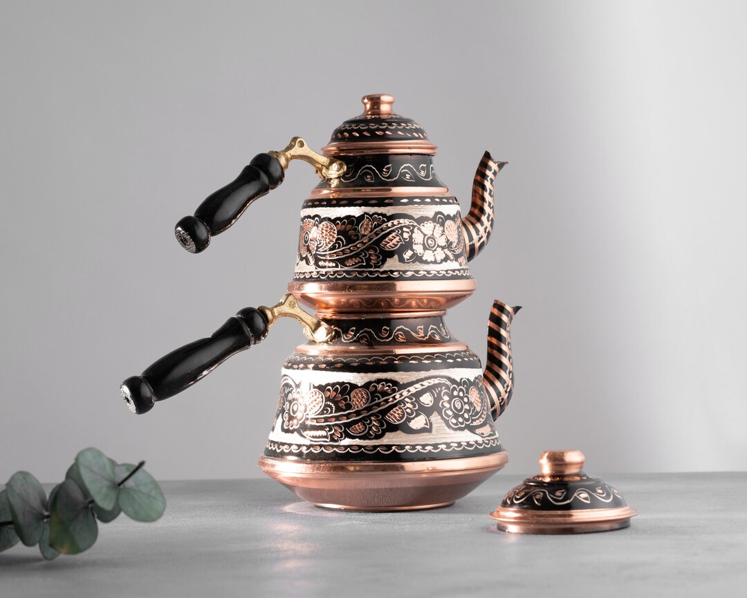 Copper Tea Pot,solid Copper Tea Kettle,herbal Tea Kettle,vintage Kettle ...