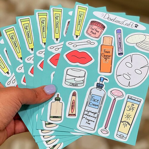 Self Care Stickers Self Care Sticker Sheet Sticker Sheet - Etsy