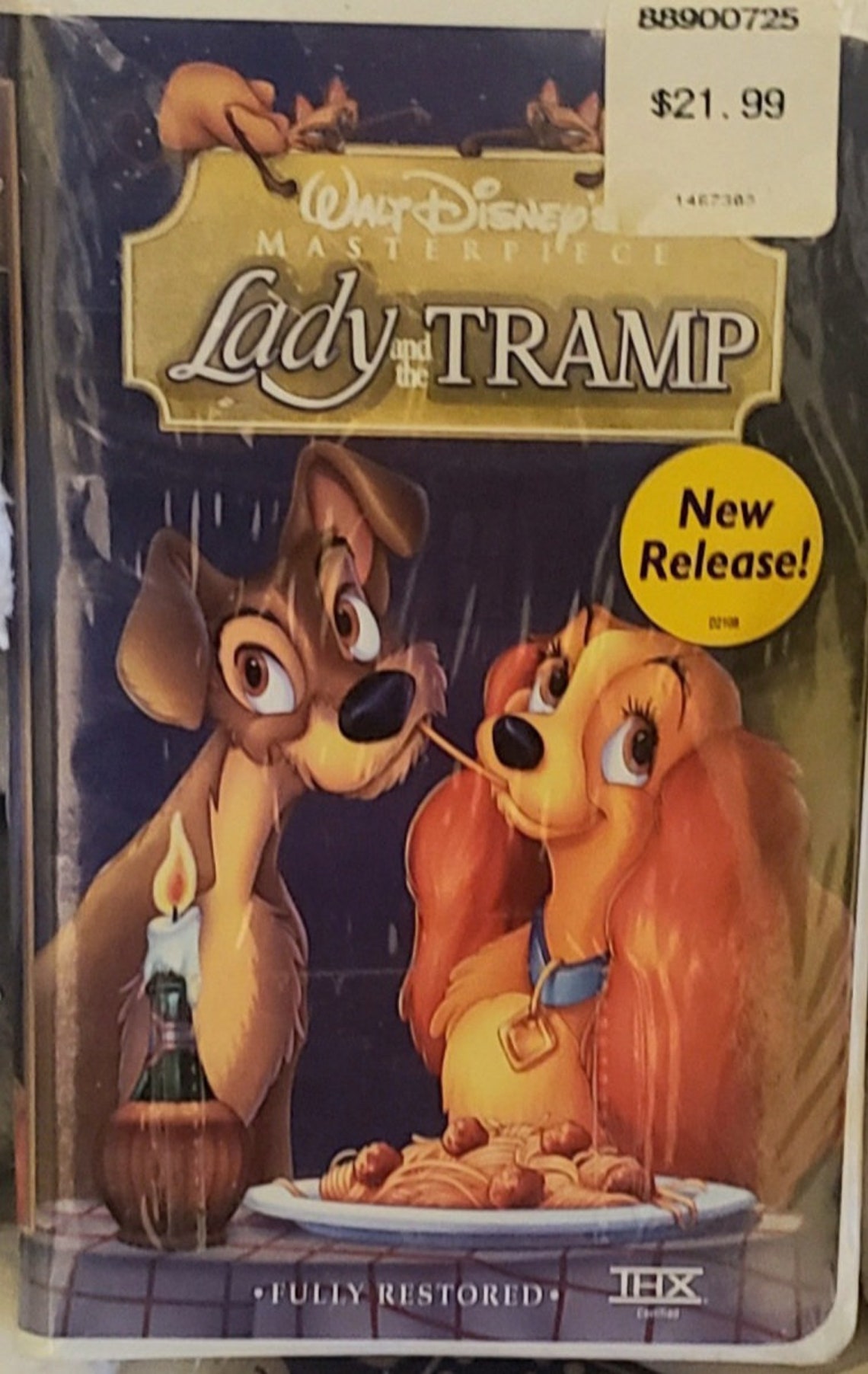 Disney Lady and the Tramp VHS Masterpiece Collection / 1998 | Etsy