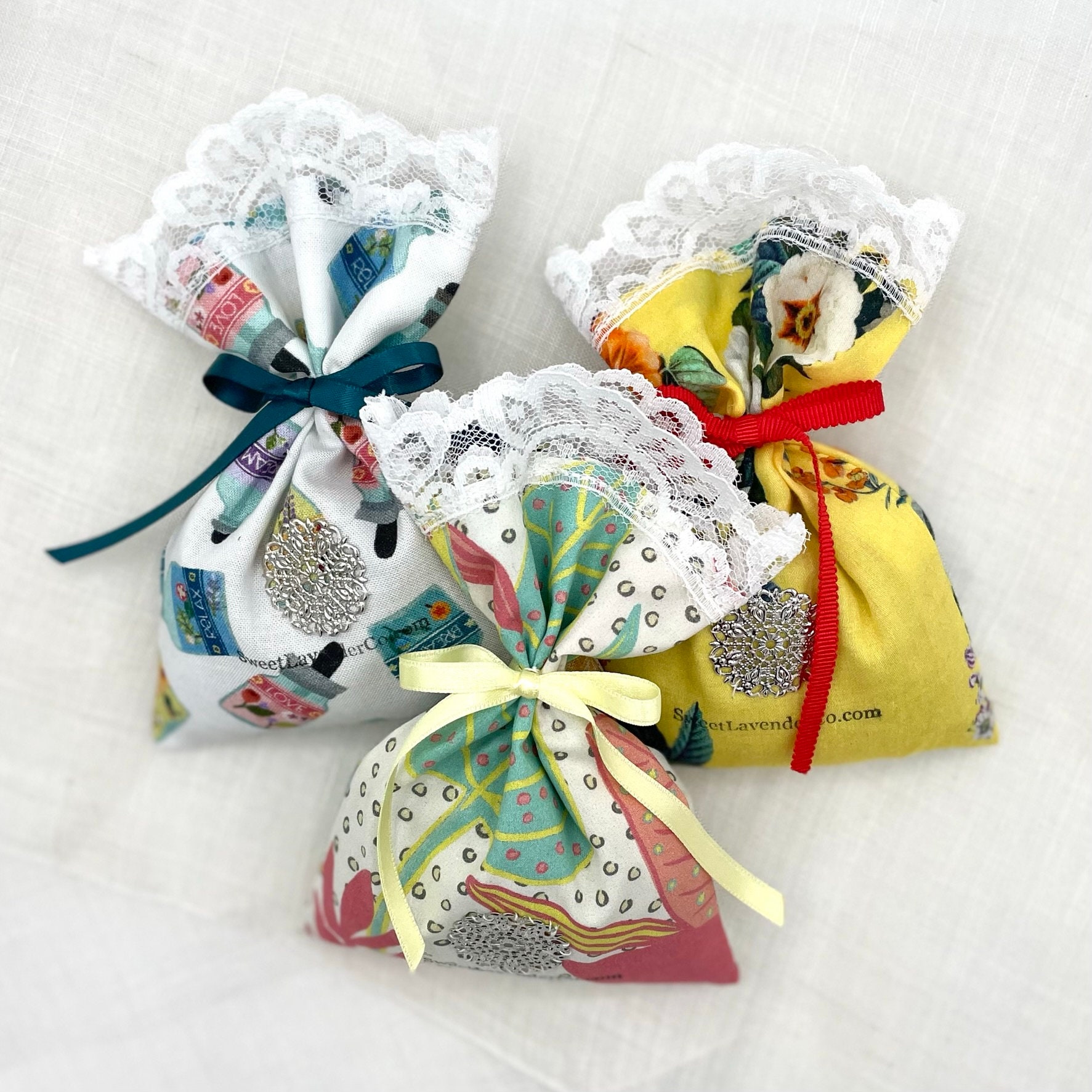 Lavender Sachet Handcrafted Pouch Gift for Everyone Birthday Gift Set ...