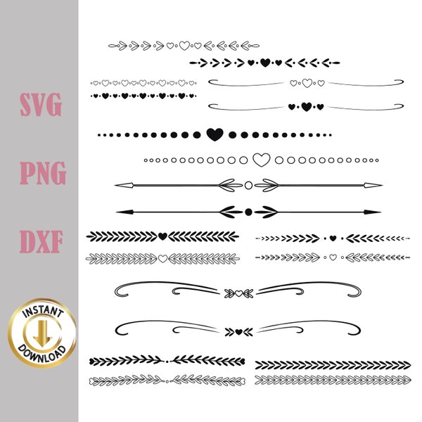 Hand Drawn Dividers - Etsy