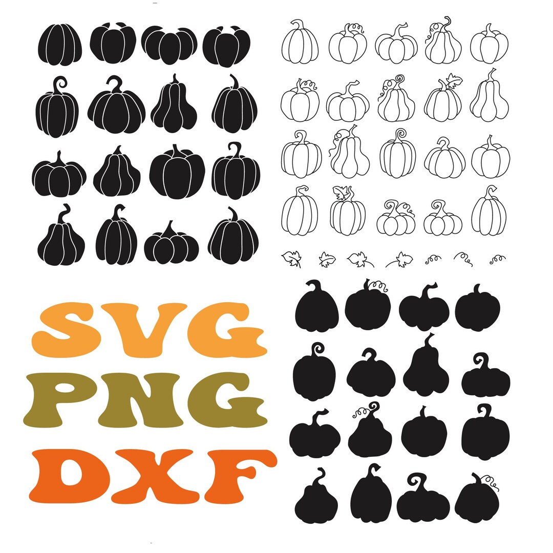 Pumpkin Svg Bundle Pumpkin Png Bundle Fall Pumpkin Svg - Etsy