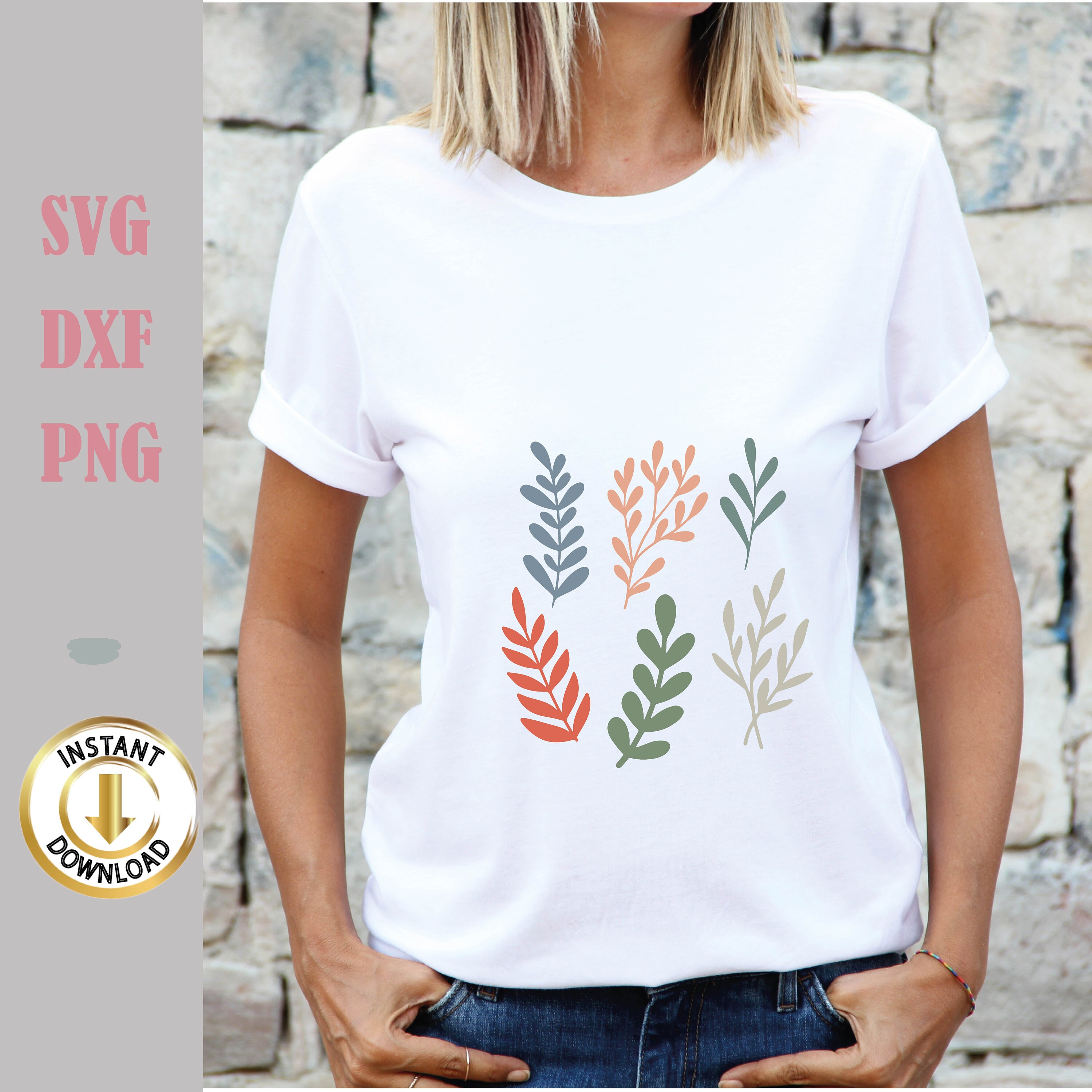 Leaves SVG Hand Drawn Leaves SVG Leaves Svg Cut Files - Etsy