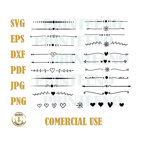 Doodle Dividers - Etsy