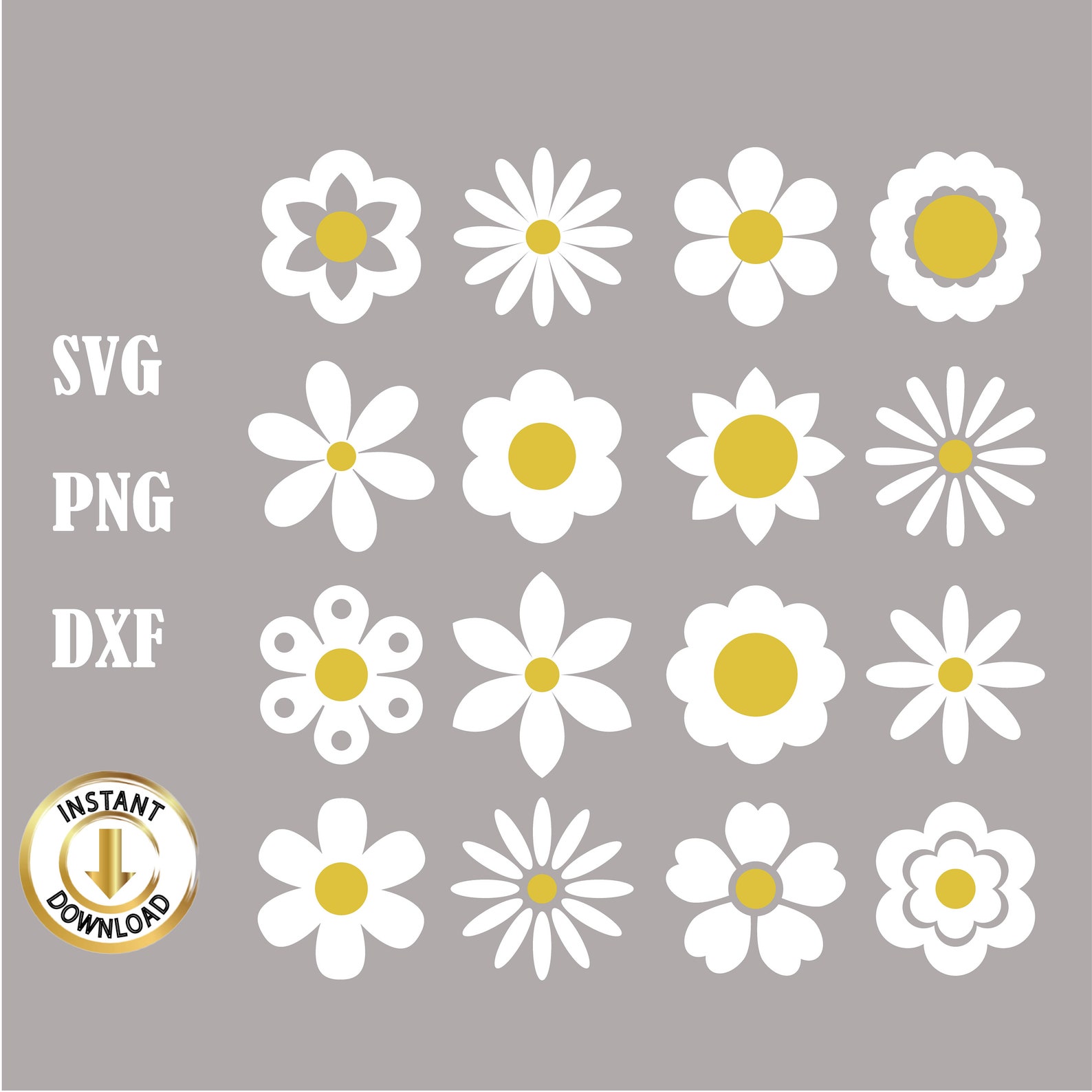 Plotterdatei Gänseblümchen Svg Blumen Svg Plotterdatei Für - Etsy Schweiz