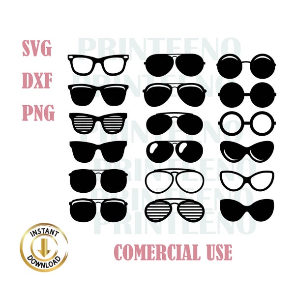 Sunglasses Svg - Etsy