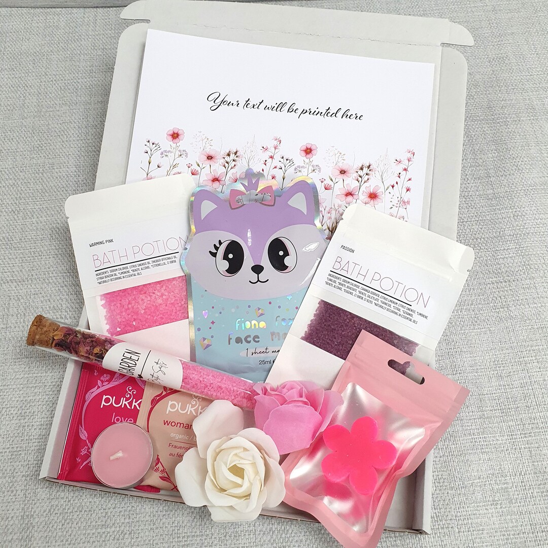 Teen Gift Box Hamper, Teenage Girl Gift Box Spa Ideas, 16th 15th 17th ...