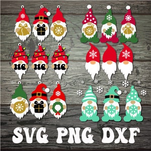 Christmas Gnomes Svg Bundle, Gonk Svg, 3 Christmas Gnomes Svg ...