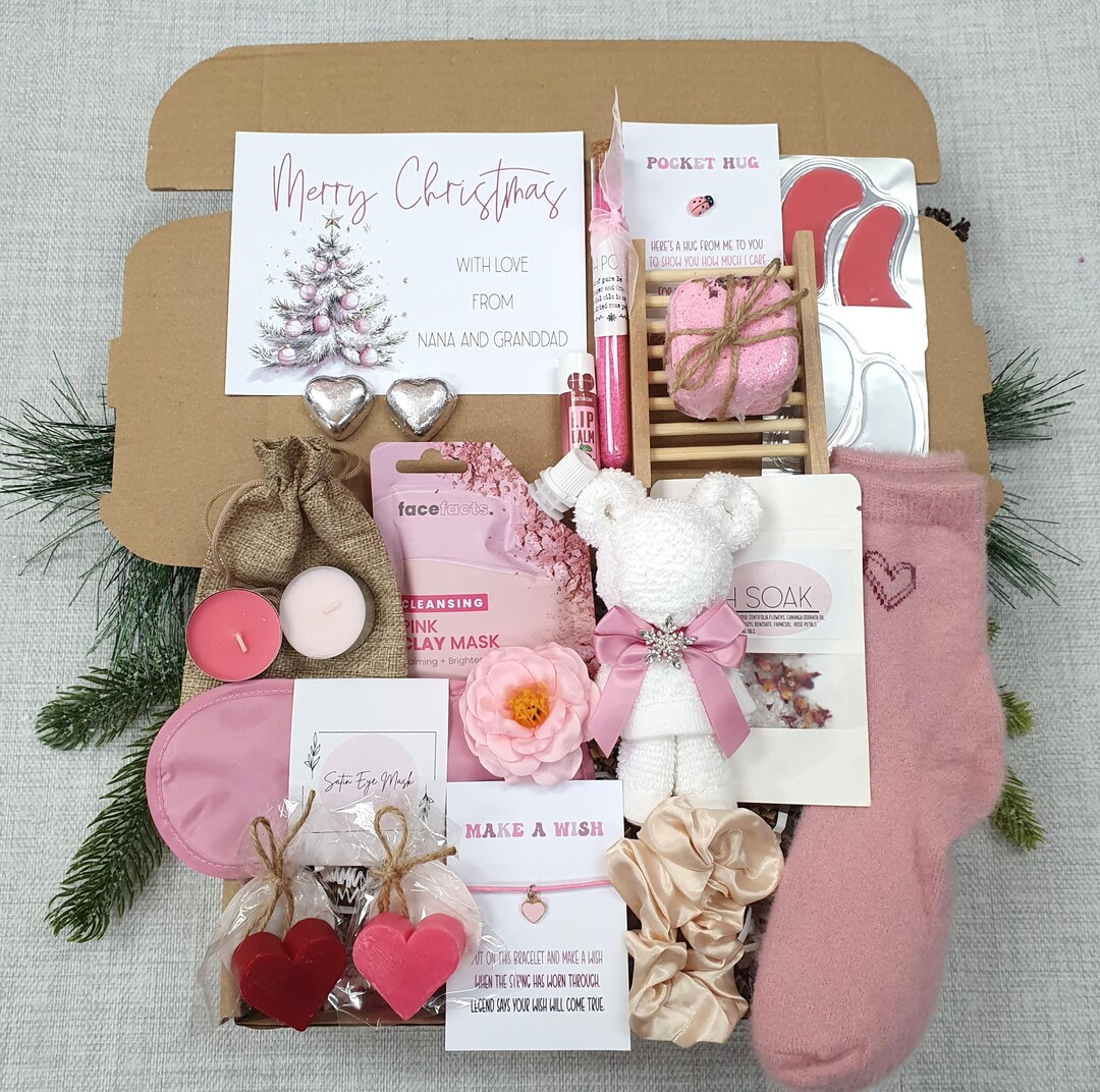 Christmas Spa Hamper: Winter Self Care Pamper Box - Etsy UK