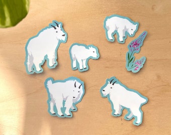 Mountain Goat Sticker - Etsy