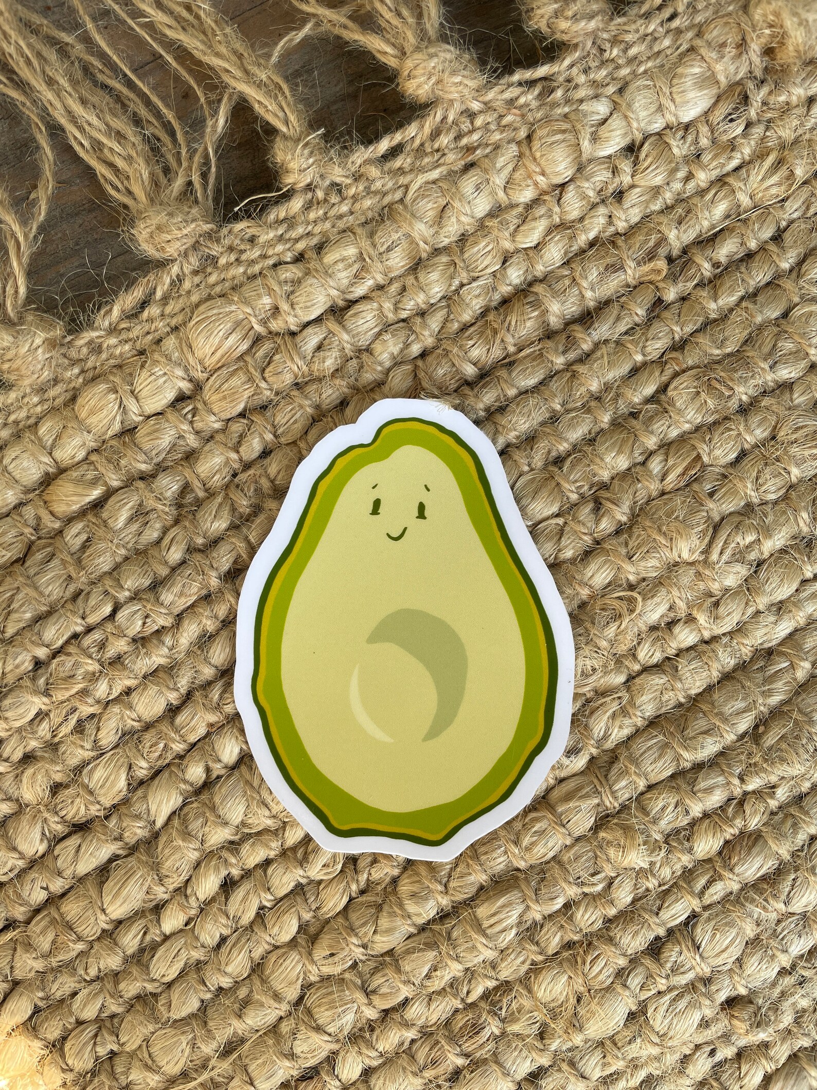 Avocado Vinyl Sticker for Laptop or Water Bottle - Etsy