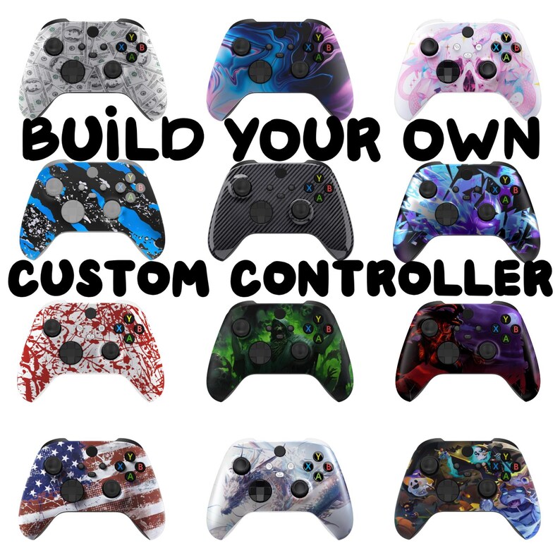 Custom Xbox Series X|S Controller Color Shell LED Buttons Gamer Animal ...