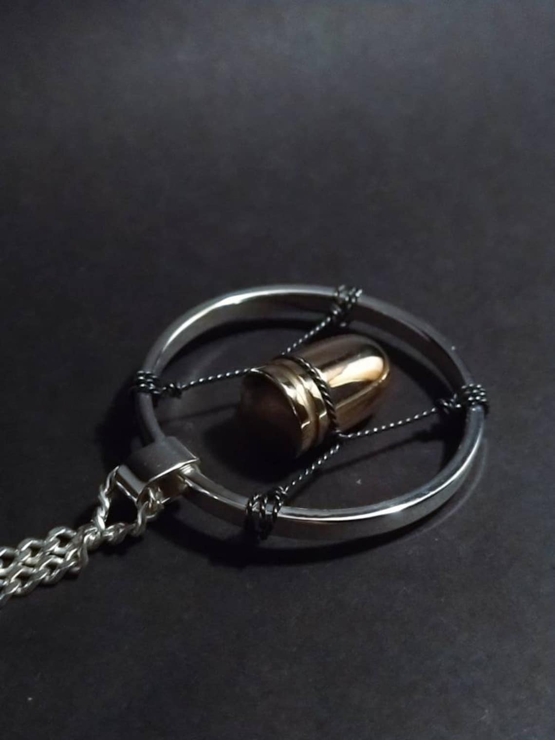 Cyberpunk 2077 V Bullet Necklace Sterling Silver - Etsy