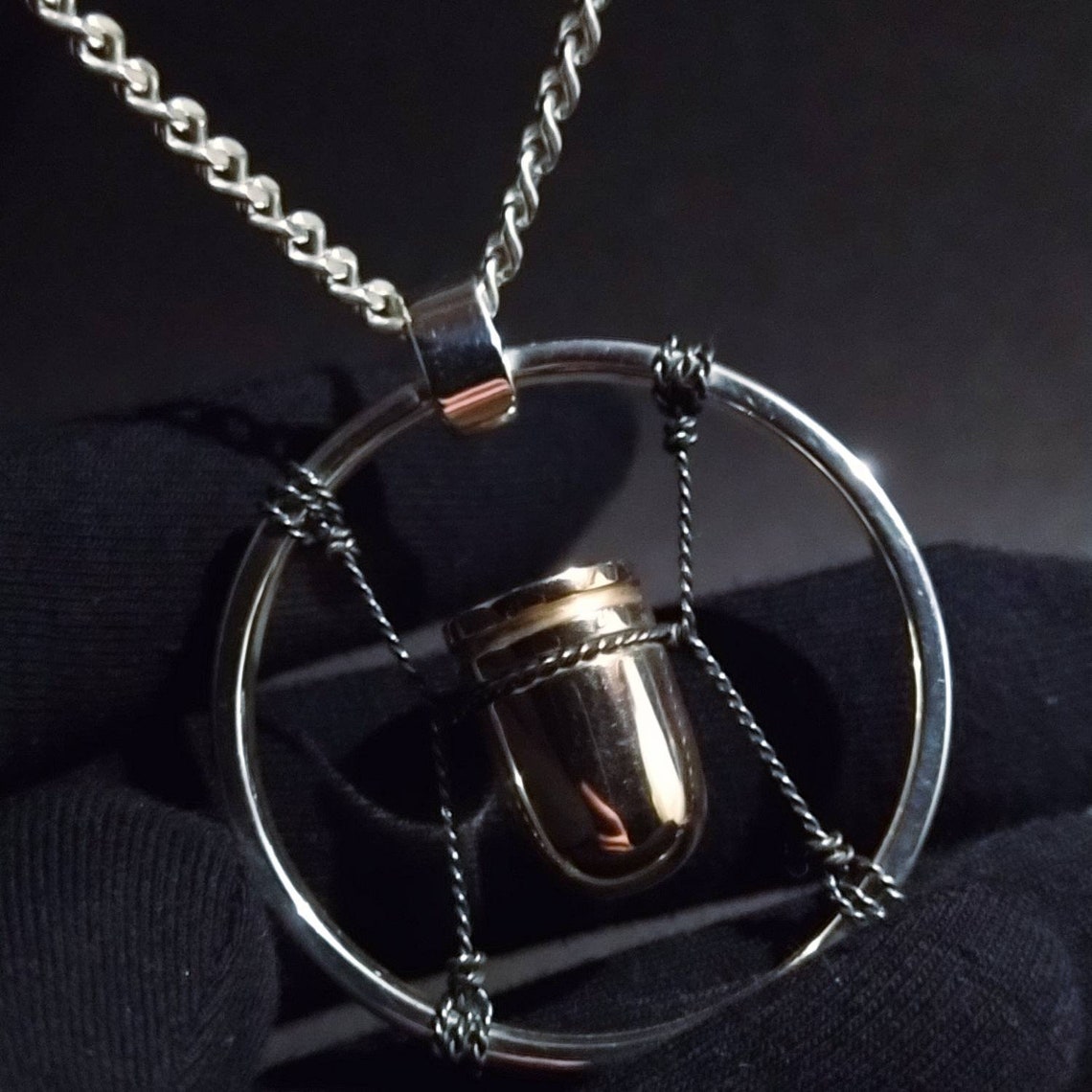 Cyberpunk 2077 V Bullet Necklace Sterling Silver - Etsy