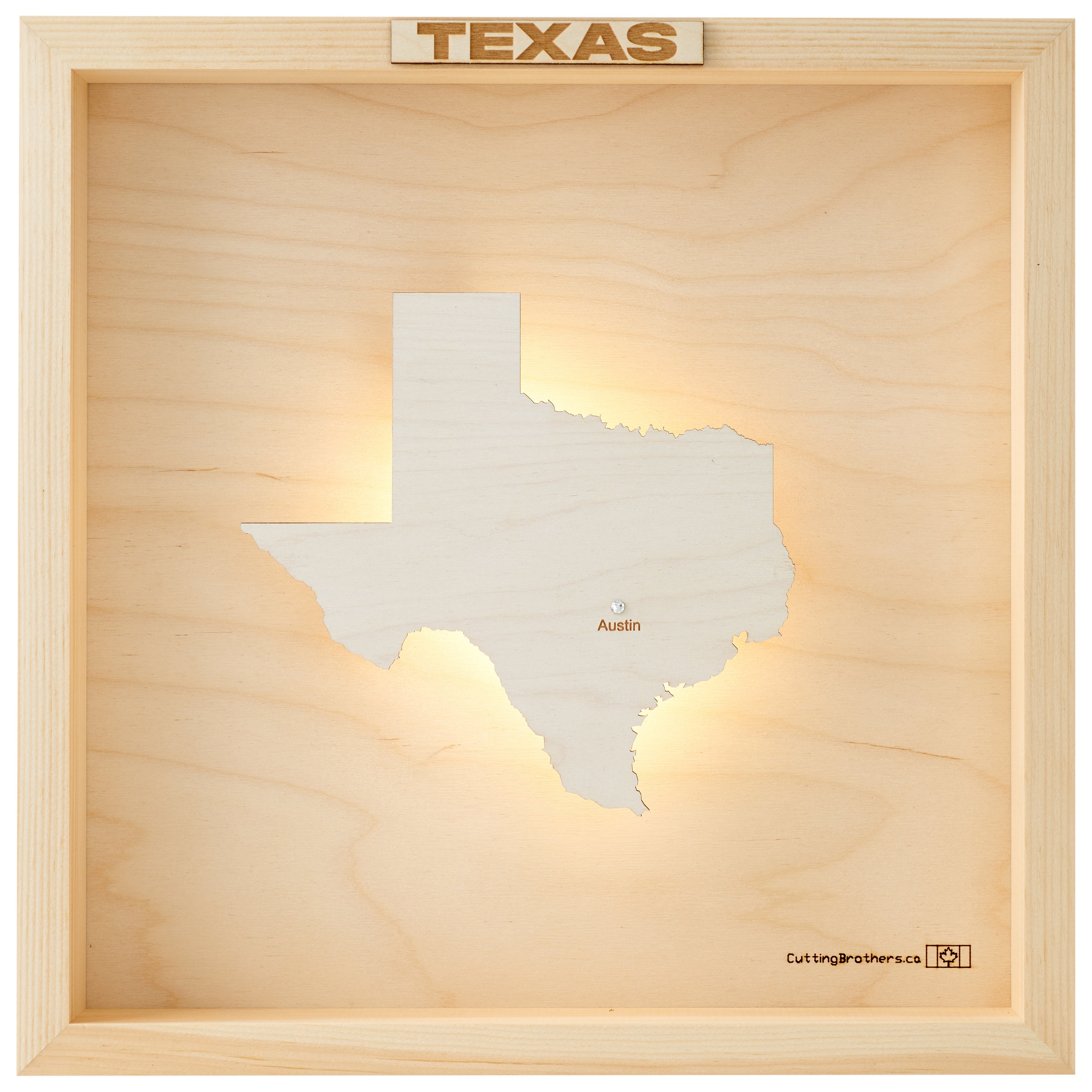 Texas Lights - 15 X 15 Inches - Etsy