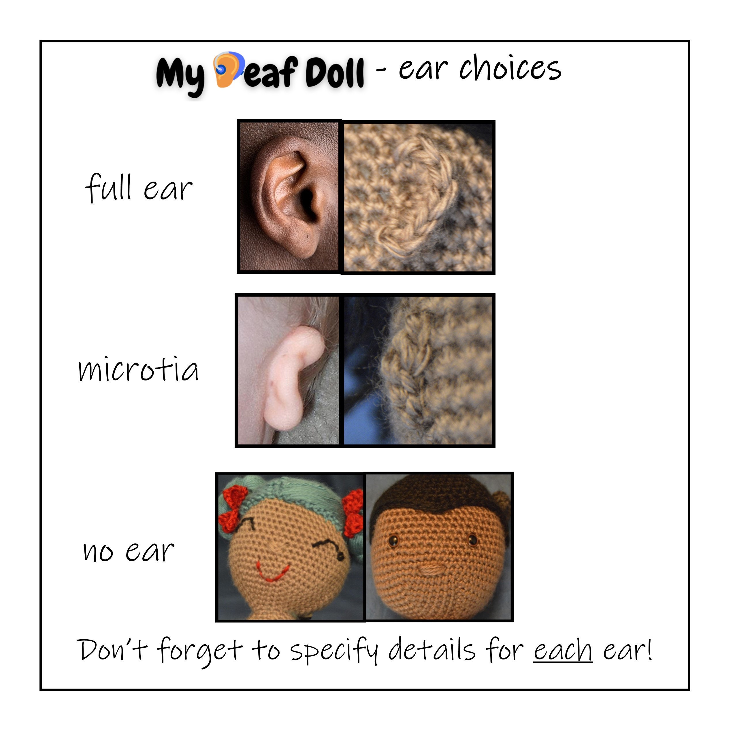 Deaf Doll With Hearing Aids/cochlear Implants - Designed by You! - Etsy
