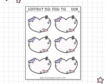 Bat Sticky Notes - Etsy