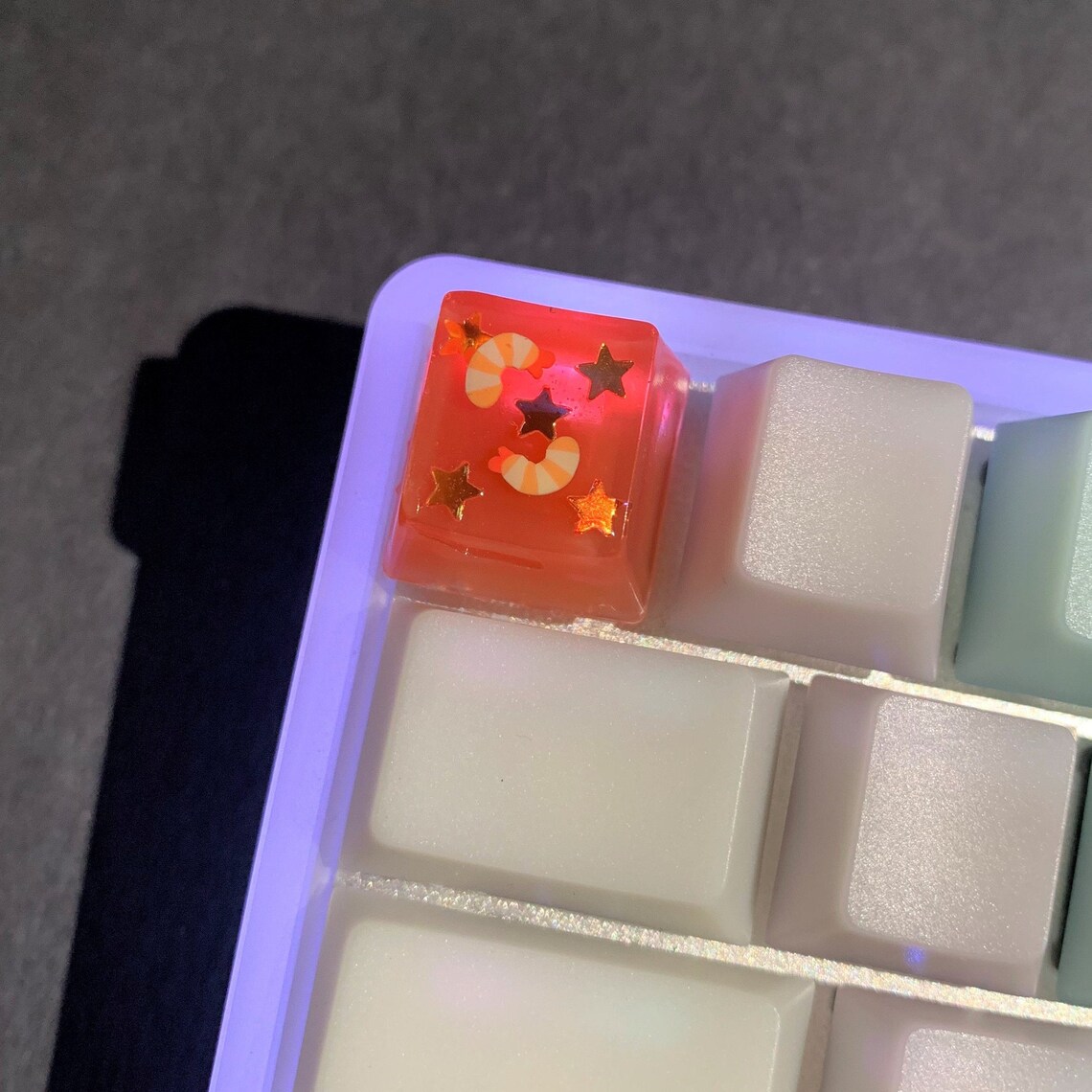 Shrimp Keycaps Handmade Artisan Keycaps OEM Cherry MX | Etsy