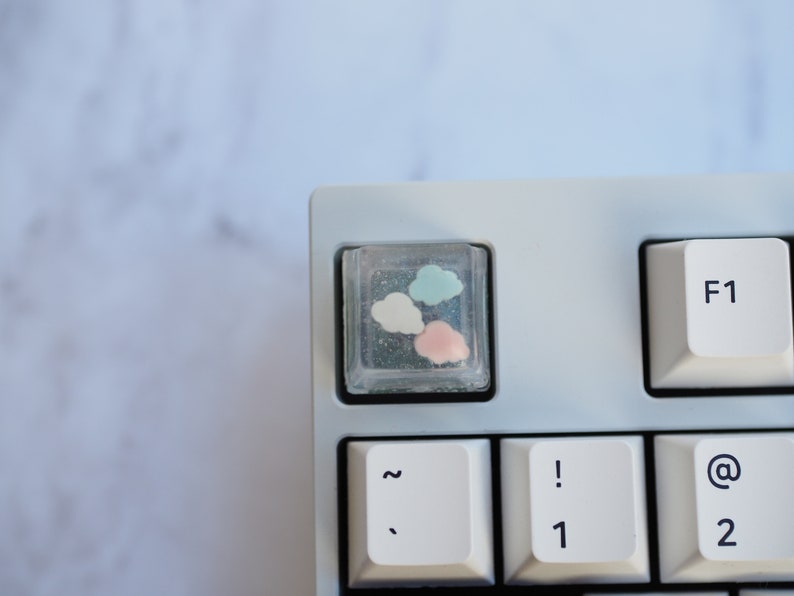 Cloud Keycaps Handmade Artisan Keycaps OEM Profile Keycaps Cherry MX ...