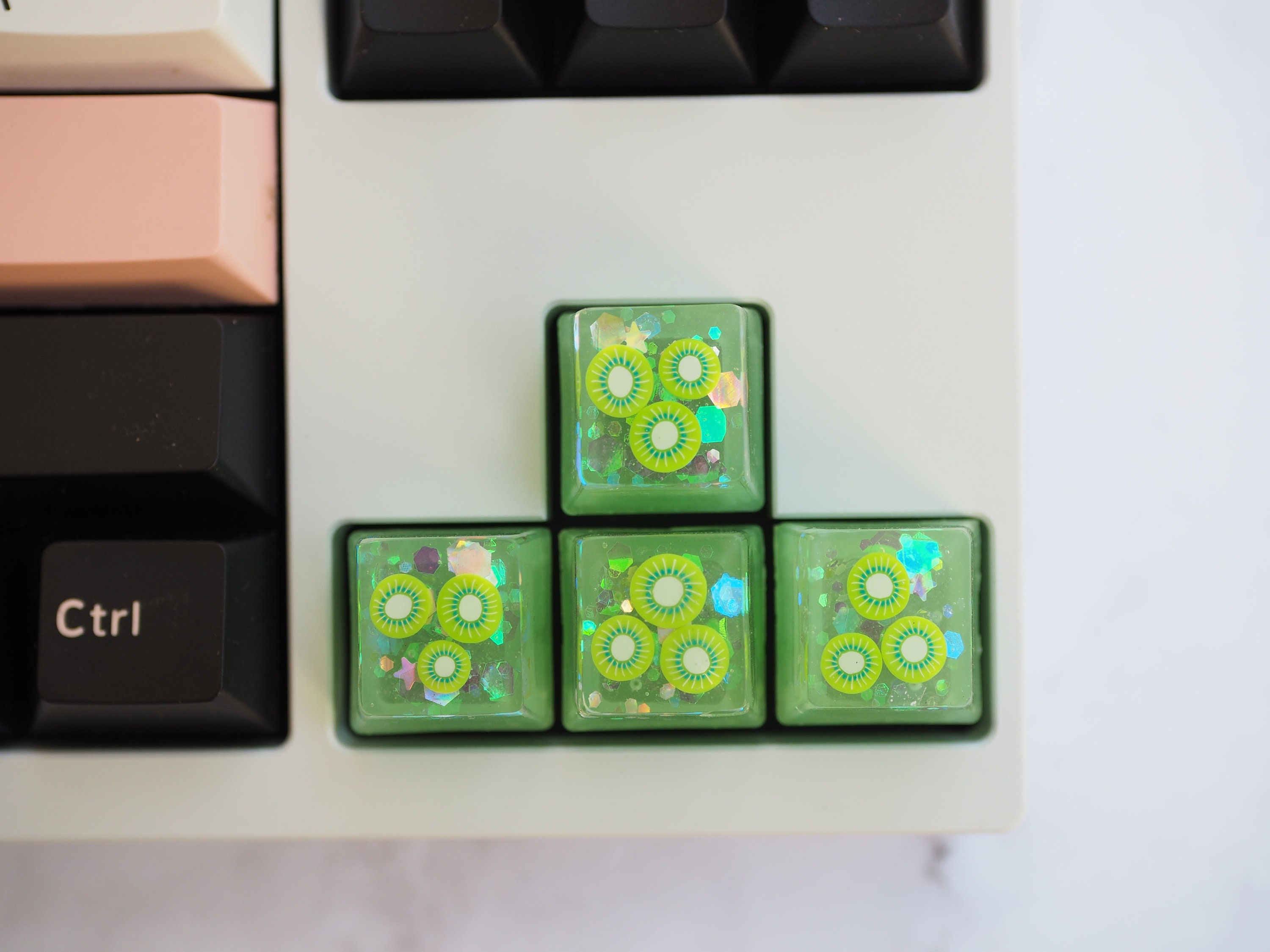 Kiwi Keycaps Handmade Artisan Keycaps OEM Cherry MX - Etsy