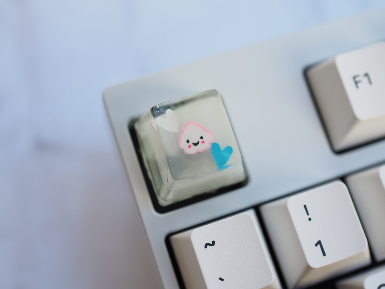 Cloud Keycaps Handmade Artisan Keycaps OEM Profile - Etsy