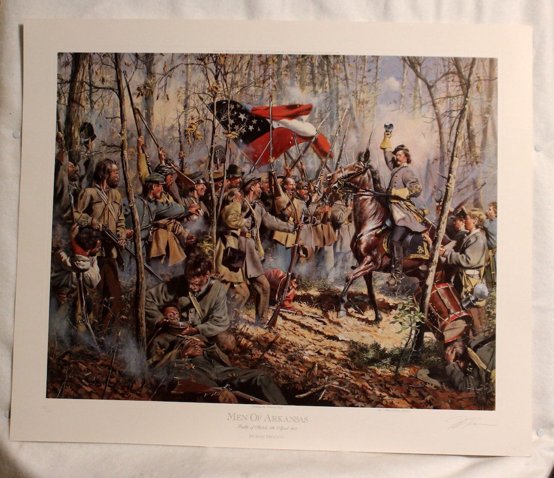 Don Troiani Limited Edition Civil War Print, men of Arkansas Signed, Numbered 173/1000 - Etsy