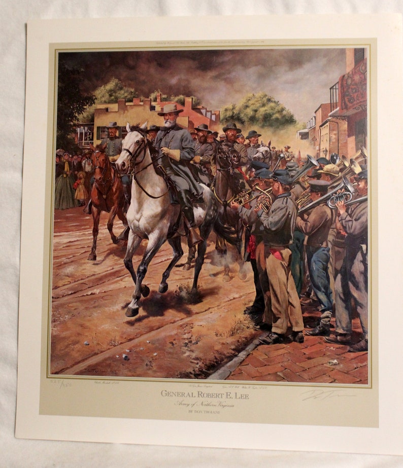 Don Troiani Limited Edition Civil War Print :general Robert E. Lee". - Etsy