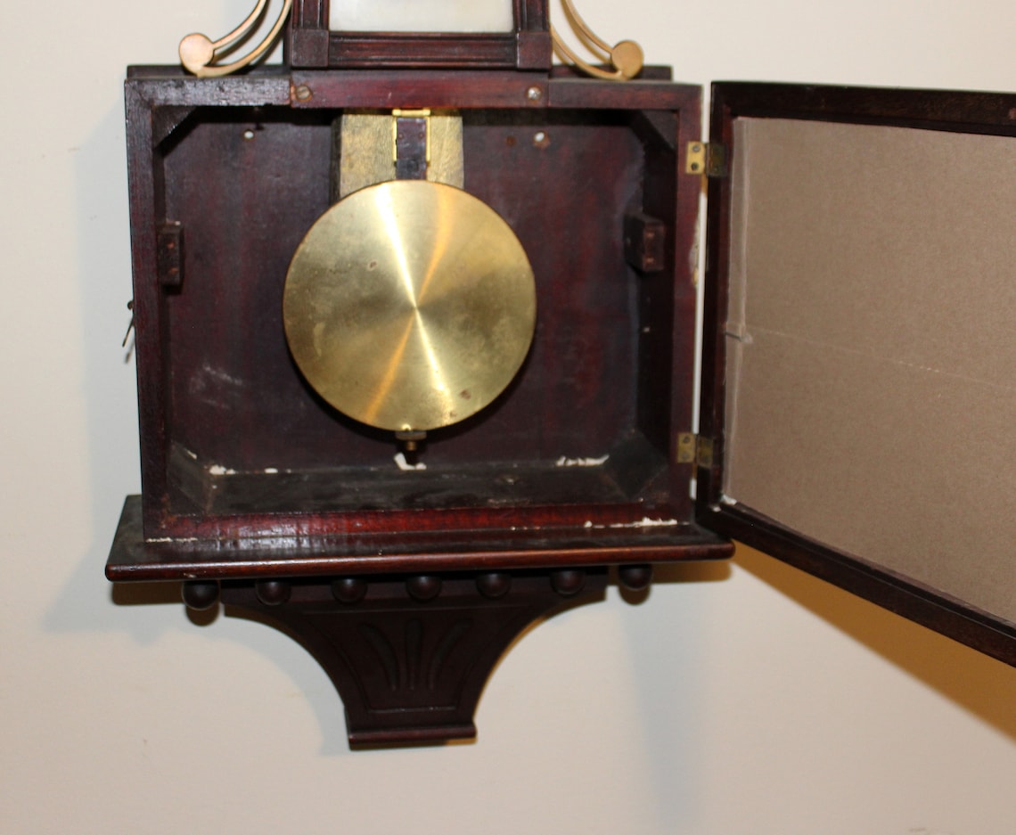 Antique New Haven Clock Co. "willard" Model WEIGHT DRIVEN Banjo Clock ...