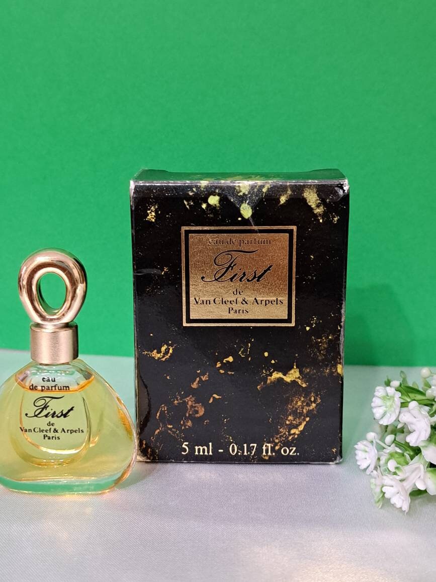 Van Cleef First Edp Miniature Perfume 5ml Vintage 1976, With Box - Etsy