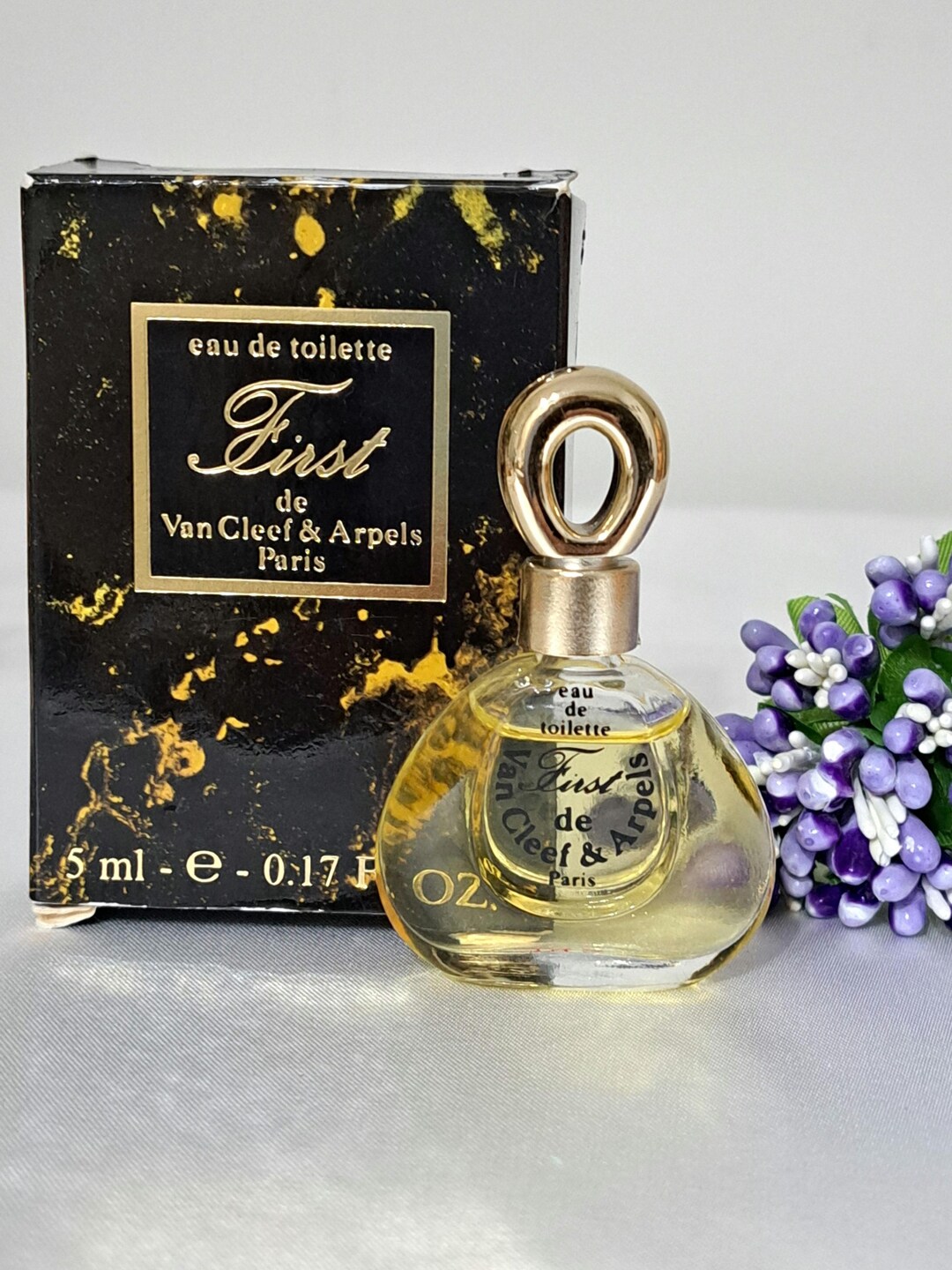 Van Cleef First Edt Miniature Perfume 5ml Vintage With Box - Etsy