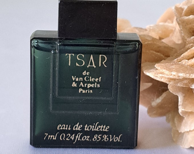 TSAR by Van Cleef&arpels Vintage Men's Perfume, Miniature 7 Ml Without Box - Etsy