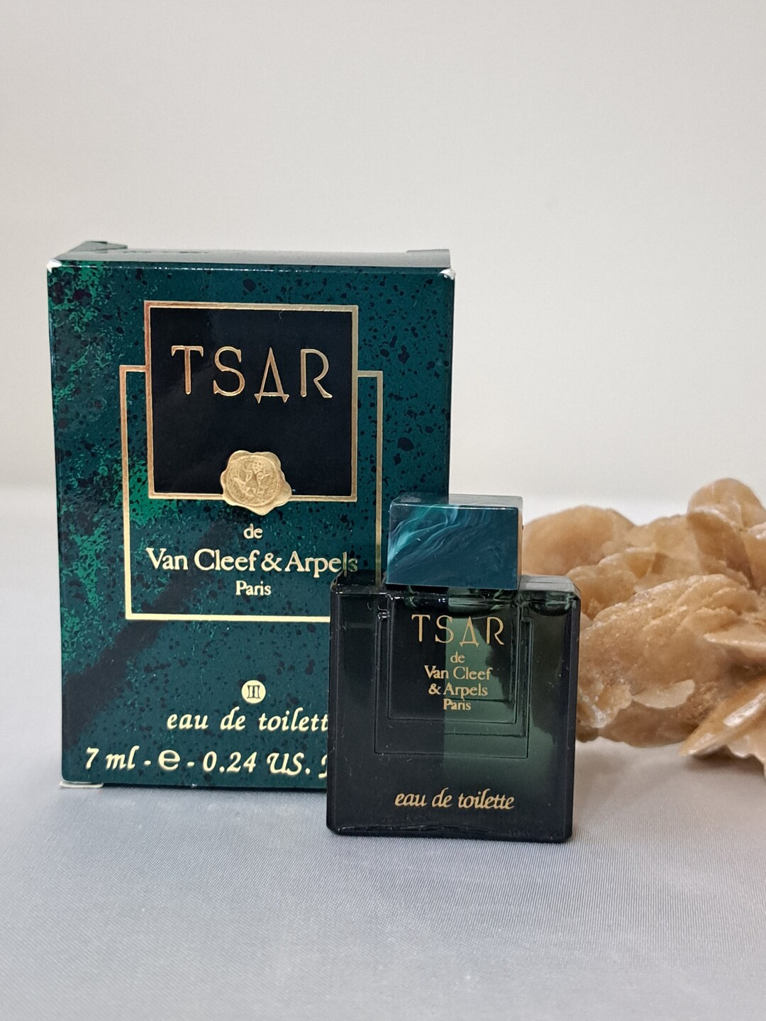 TSAR by Van Cleef&arpels Vintage Men's Perfume, Miniature 7 Ml With Box ...