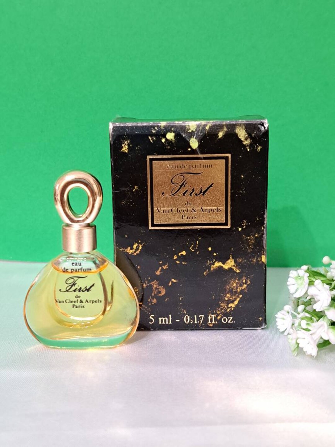Van Cleef First Edp Miniature Perfume 5ml Vintage 1976, With Box - Etsy