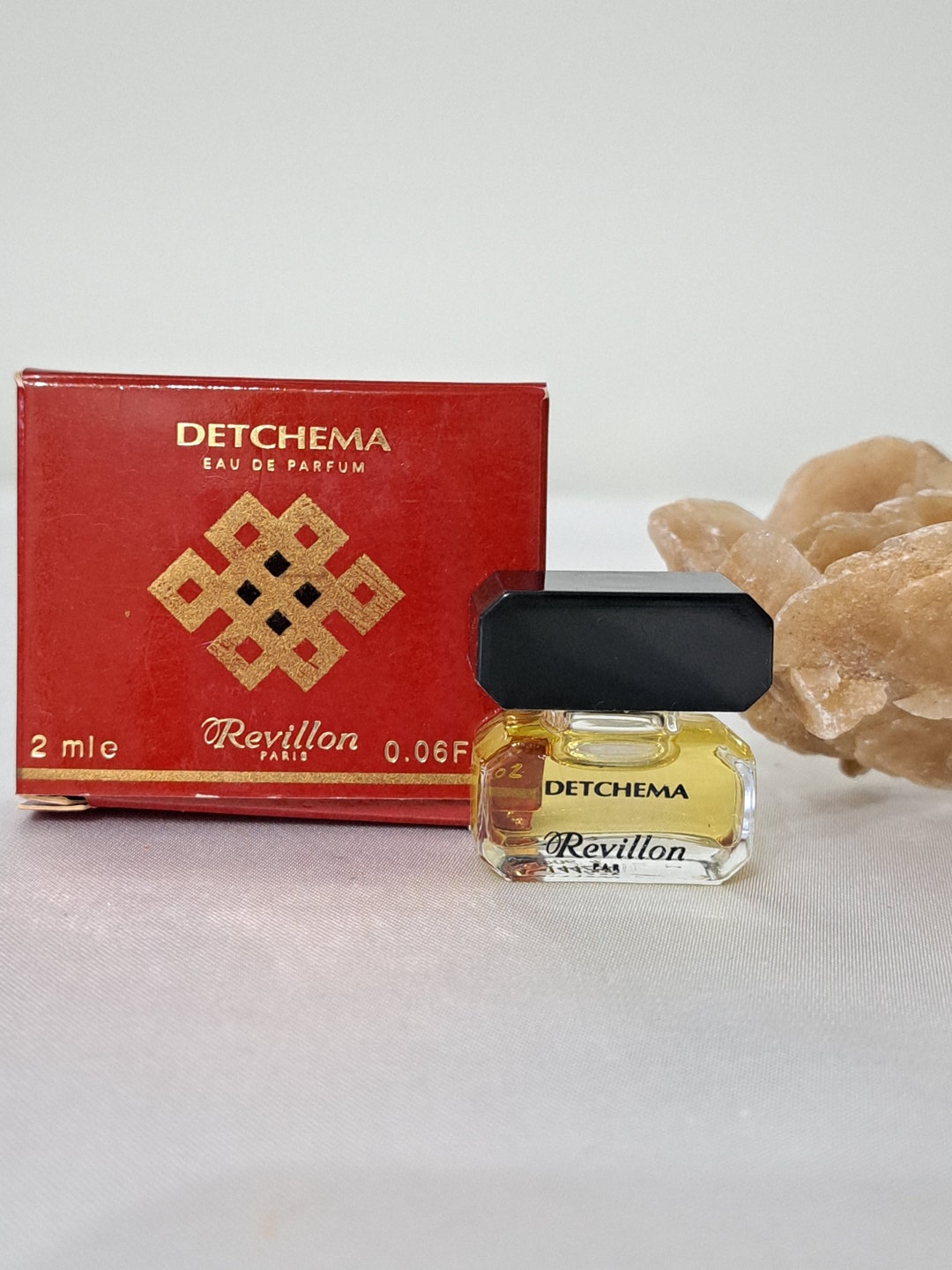 Detchema Revillon EDP parfum vintage 1984, miniature 2 ml avec boîte ...