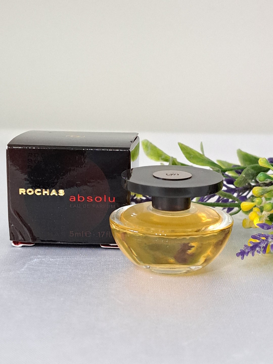 Absolu Rochas Vintage Perfume 2000, Miniature 5 Ml With Box - Etsy