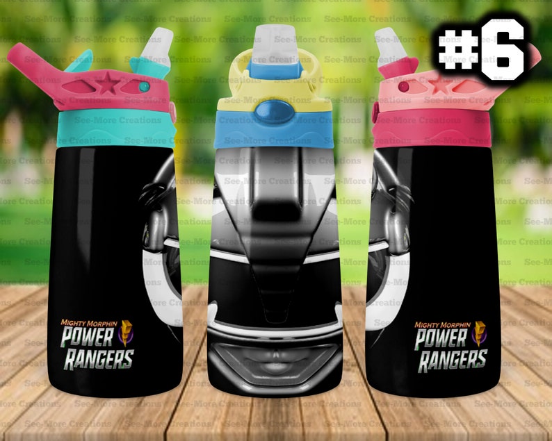 Power Rangers Inspired ~ 12 oz Stainless Steel Kids Tumbler ~ Pink ...